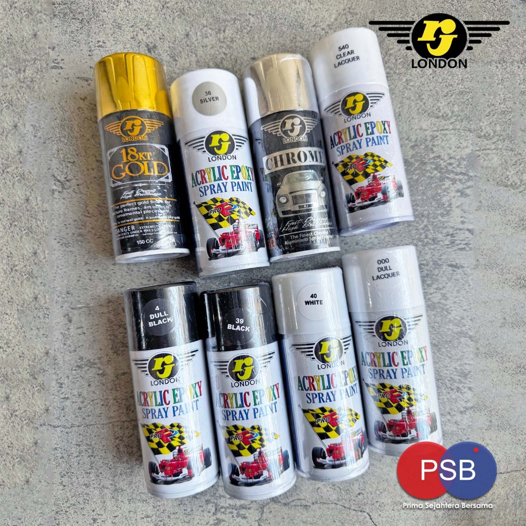 Jual Cat Semprot Pilox Rj London / Cat Pylox / Spray Paint / Acrylic ...