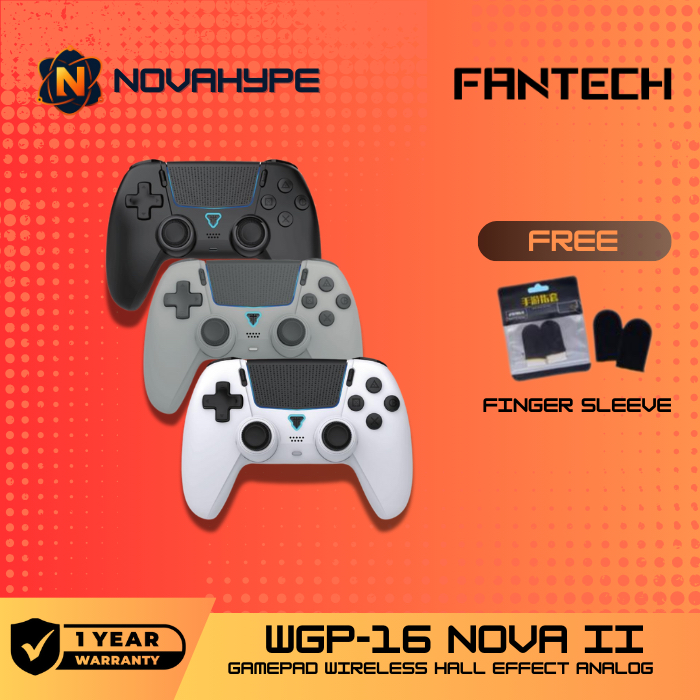 Jual Fantech WGP16 / WGP-16 NOVA II Gamepad Wireless Hall Effect Analog ...