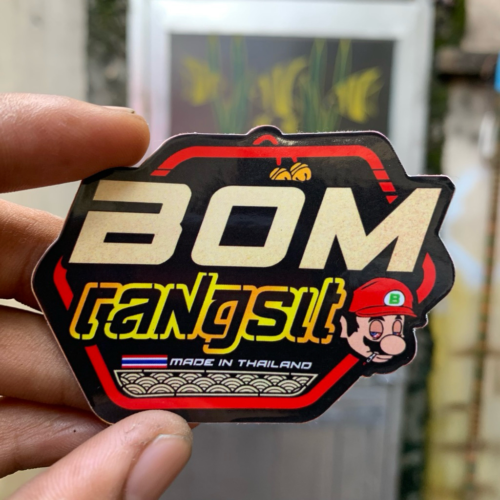 Jual sticker motor BOM RANGSIT thailand cutting | Shopee Indonesia