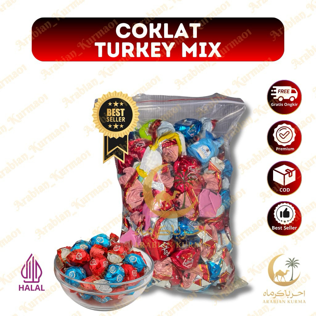 Jual Coklat Arab Turki Mix 1 kg Murah Oleh Oleh Haji dan Umroh | Shopee ...