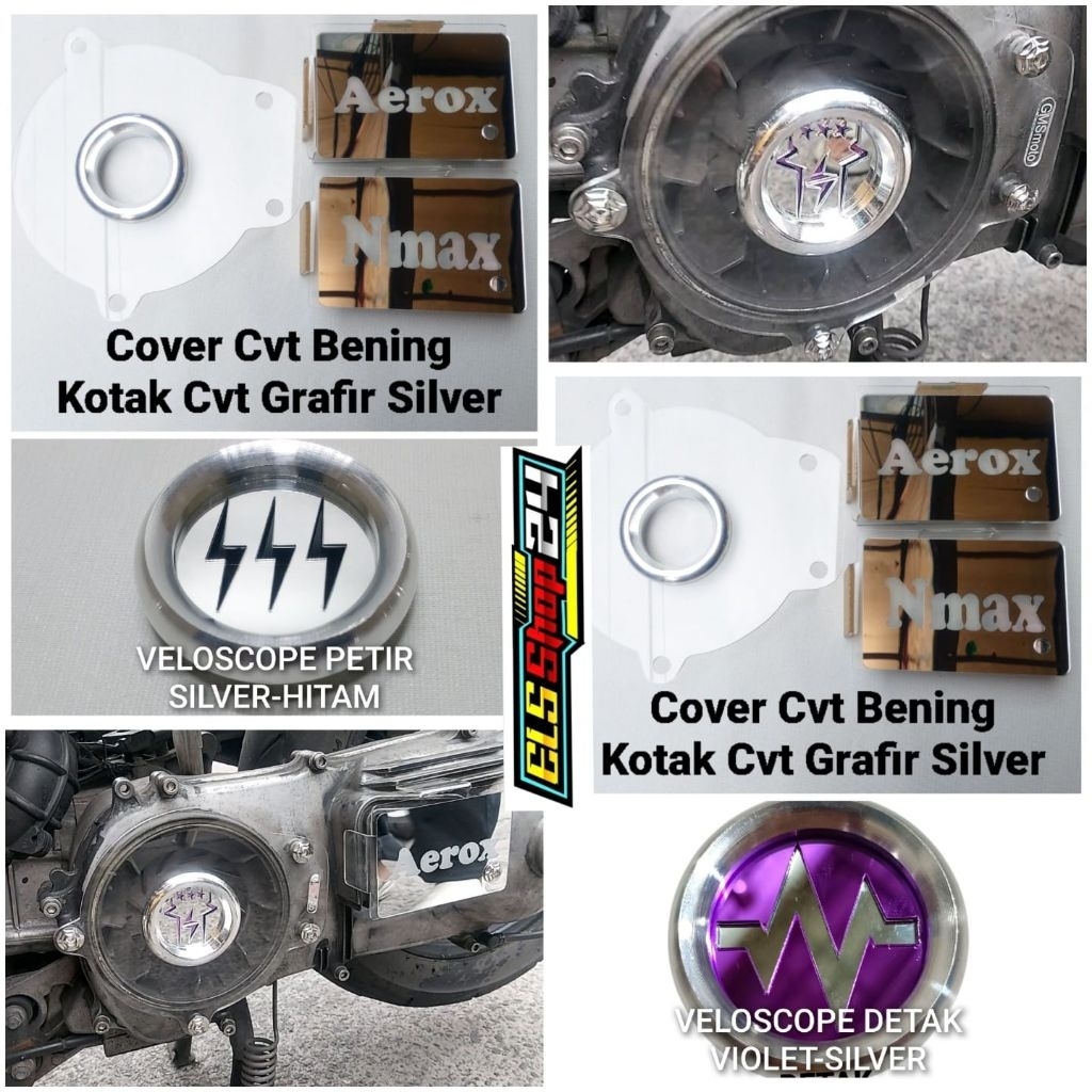 Jual Cover Cvt Veloscope Motor Nmax new, Nmax Neo, Aerox New/Old Model ...