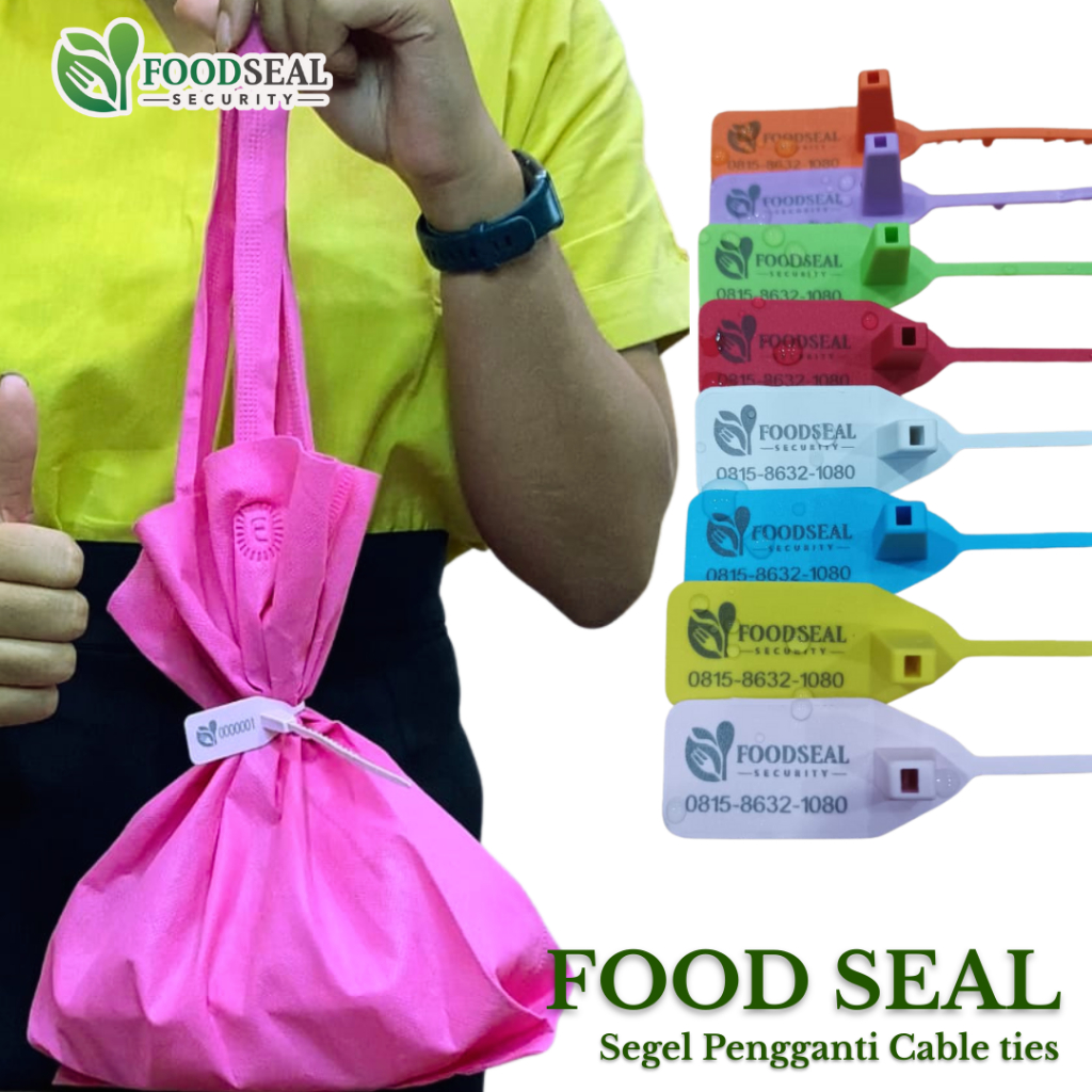 Jual Food Seal Security Cable Ties Segel Kemasan Pengaman Makanan ...