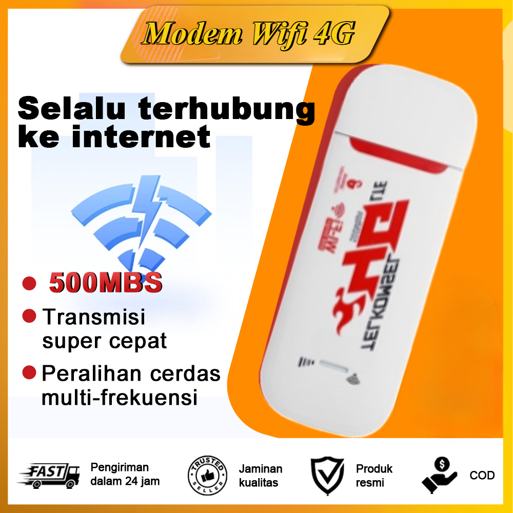 Jual Fast Modem Wifi 4G USB Dongle (LTE) 500 MBS Mifi All Operator 4g ...