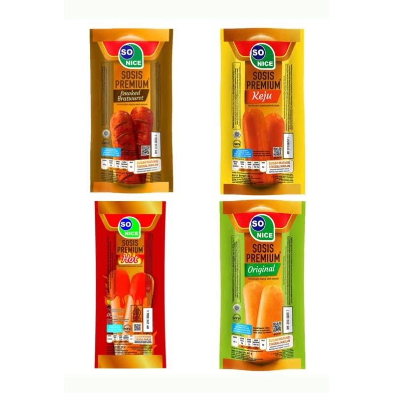 Jual [Exp di Deskripsi] [PER BOX] SO NICE dan SO GOOD Sosis Premium dan ...