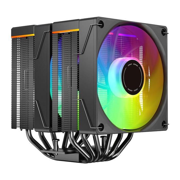 Jual JUNGLE LEOPARD KF620-DGT DIGITAL ARGB Black 6 Heatpipe | HSF CPU ...