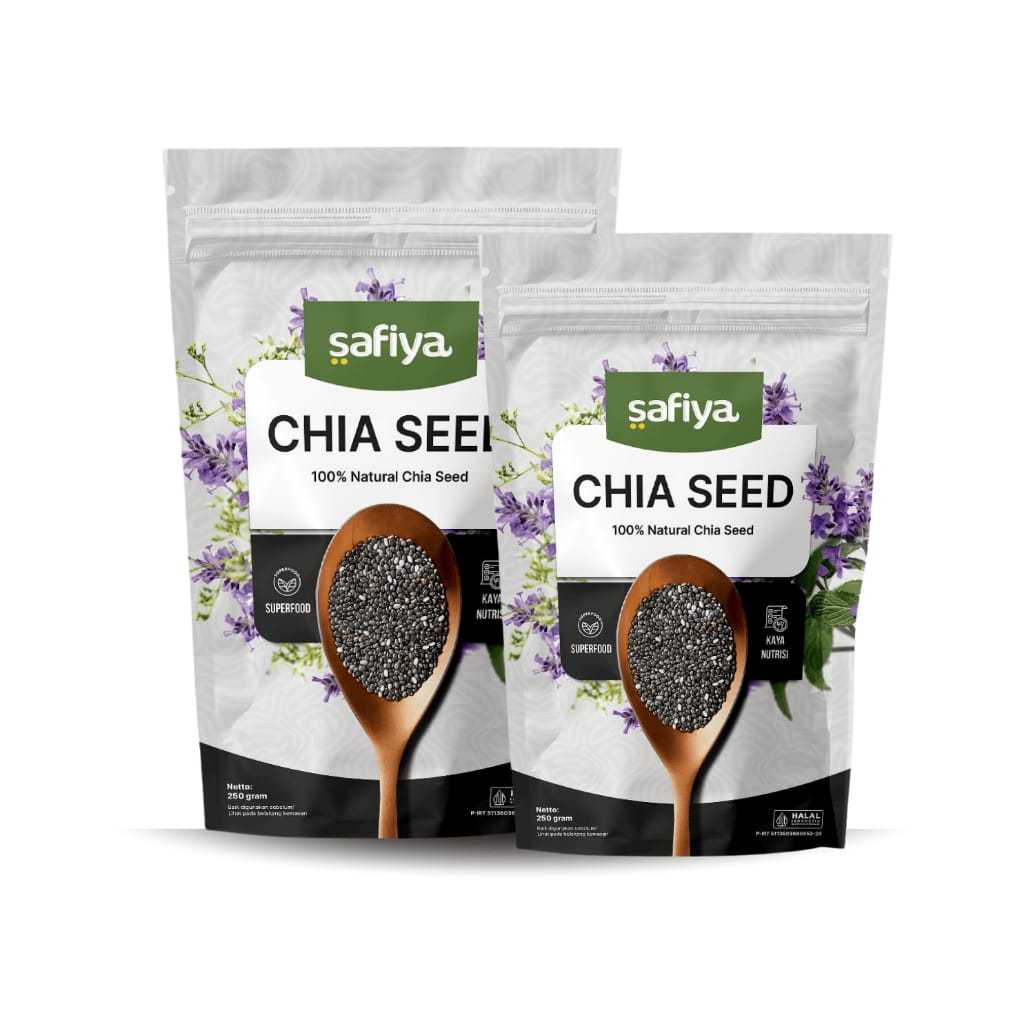 Jual Safiya Chiaseed Organik 250 Gram Chia Seed Detox Premium | Shopee ...