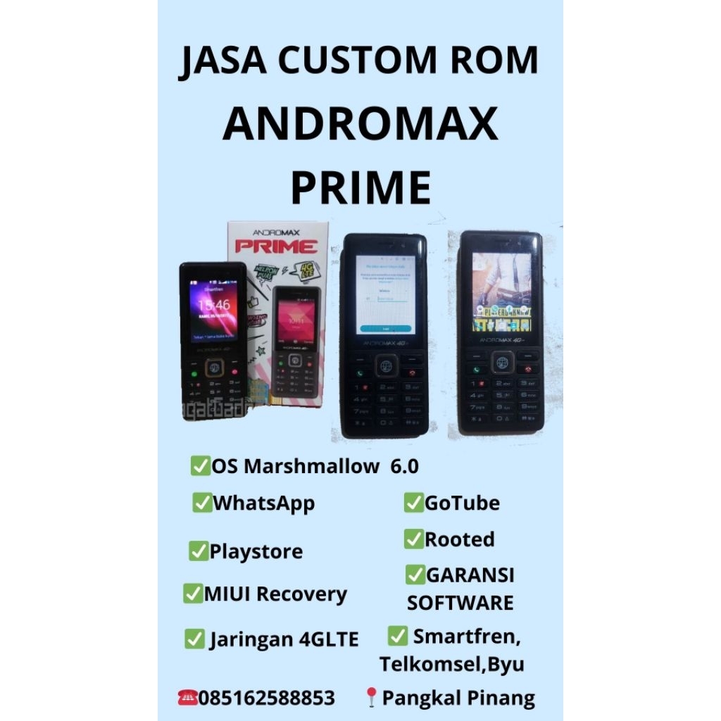Jual JASA ANDROMAX PRIME CUSTOM ROM OS ANDROID MARSHMALLOW 6.0 | Shopee ...