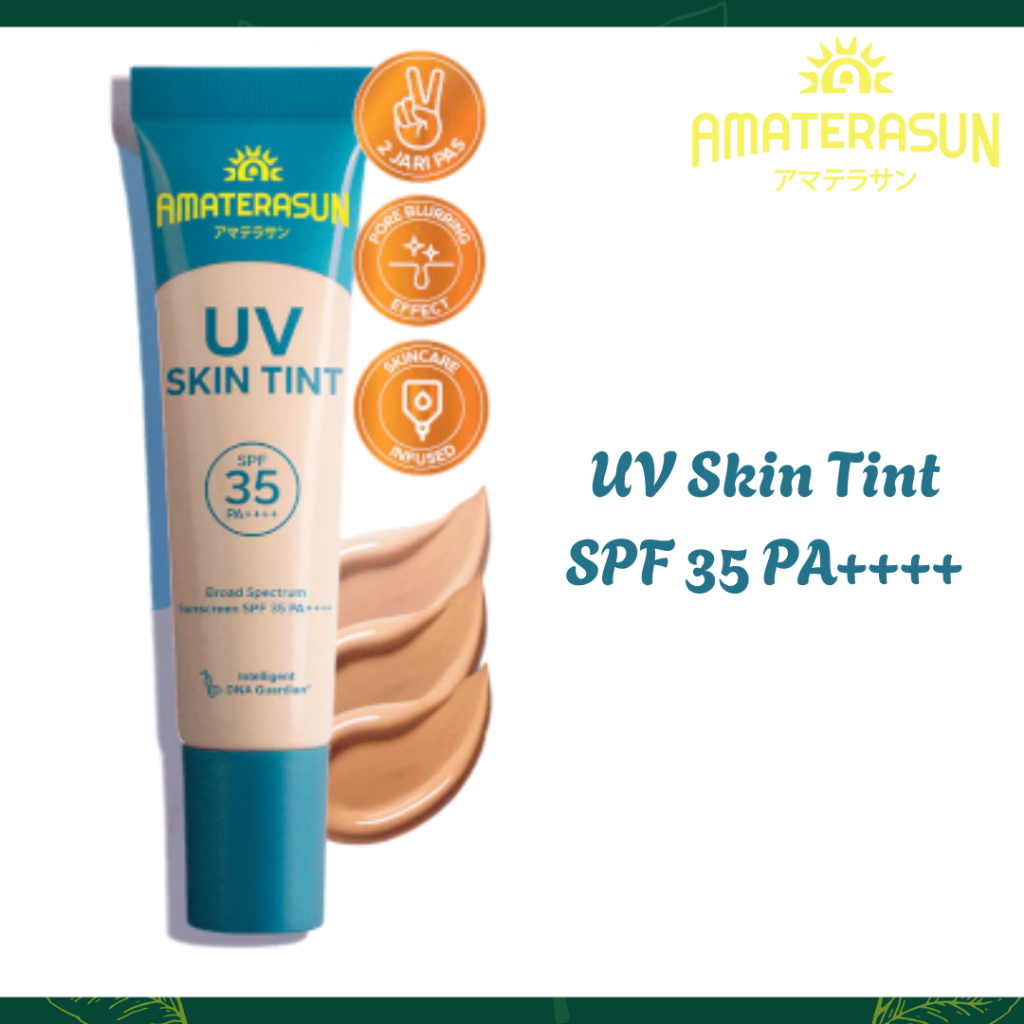 Jual Amaterasun UV Skin Tint SPF 35 PA++++ 25g/Alas Bedak | Shopee ...