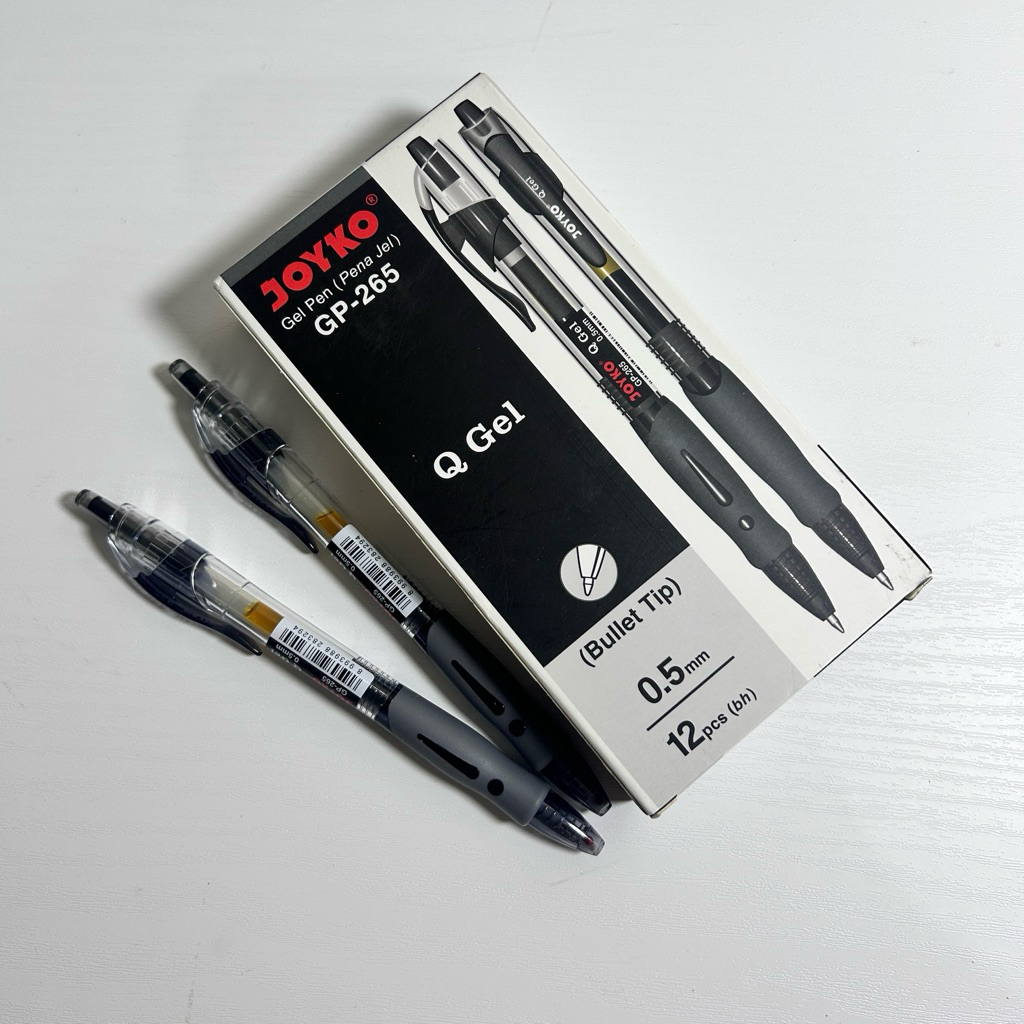 Jual Pulpen Joyko 0.5mm Pulpen Hitam Cetek Joyko GP265 Gel Pen | Shopee ...