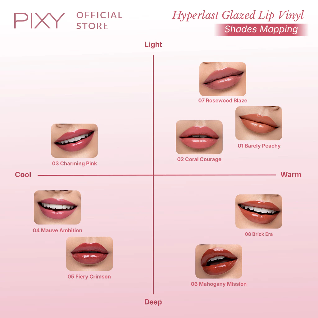 Jual Pixy Hyperlast Glazed Lip Vinyl 3g/Lip Cream/Lip Matte | Shopee ...