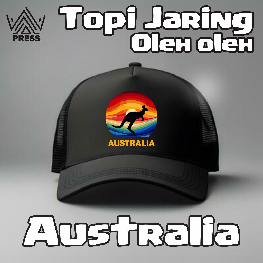 Jual Topi Jaring Trucker Premium Souvenir oleh oleh Australia AUSI ...