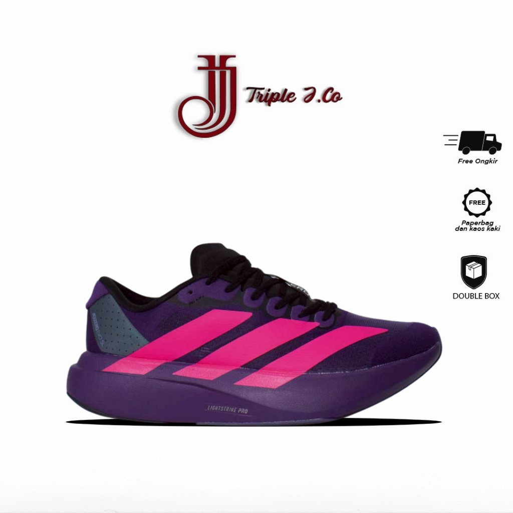 Jual Sneakers Adizero Evo Sl Violet Pink | Shopee Indonesia