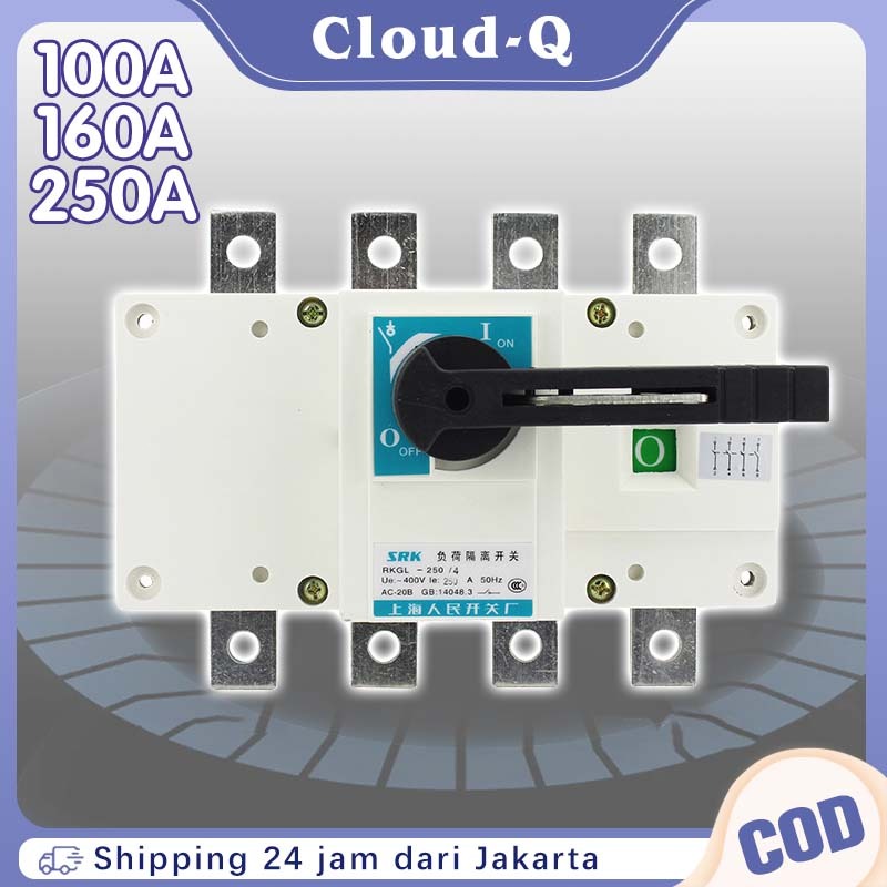 Jual Change Over Switch 4P Beban Tegangan Rendah / 100A/160A/250A ...