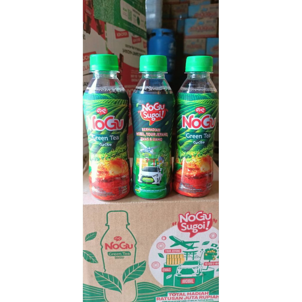 Jual nogu green tea botol 250 ml isi 12 botol | Shopee Indonesia