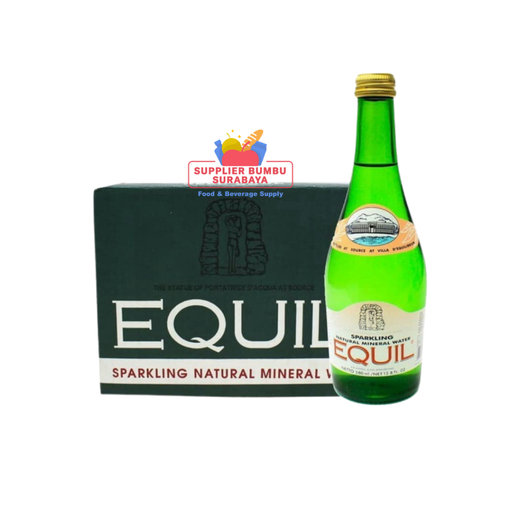Jual Equil Premium Sparkling Water 380ml Karton isi 12 Pcs | Shopee ...