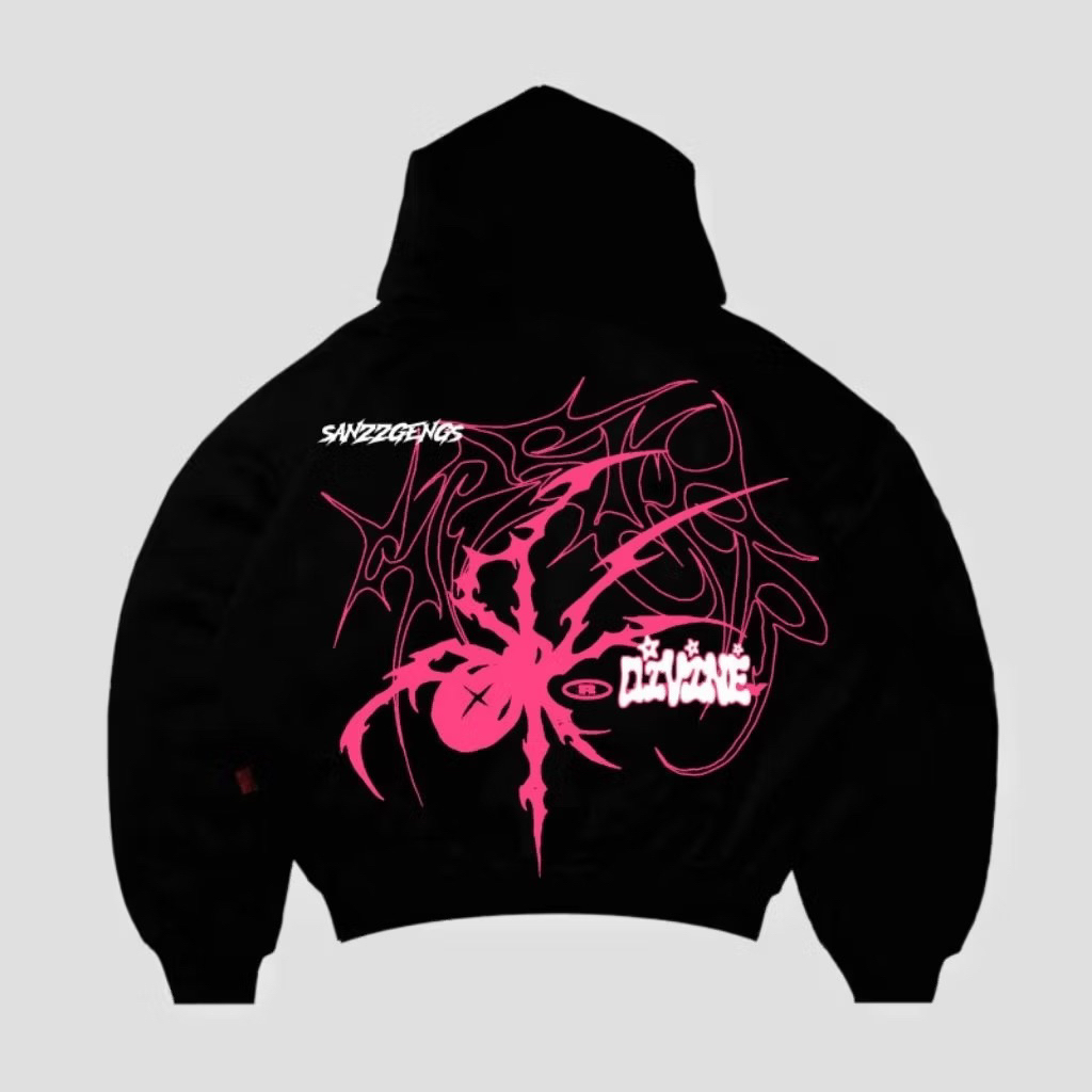 Jual MSTN•ZIIPER HOODIE BOXY OVERSIZE DIVINE BLACK | Shopee Indonesia
