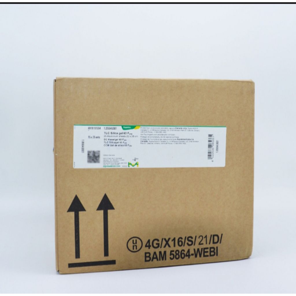 Jual Plat TLC KLT Merck Silica Gel 60 F254 Lempeng KLT TLC Silica Gel ...
