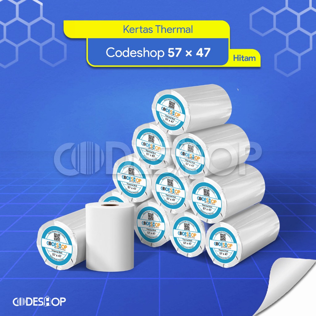 Jual KERTAS STRUK ROLL KASIR THERMAL UKURAN 58x50 MM | RECEIPT PAPER 58 ...