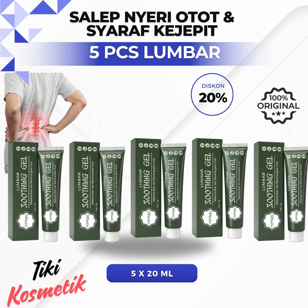 Jual Paket Murah Heboh 5 Pcs Lumbar Shooting Gel Spine Cooling Gel ...