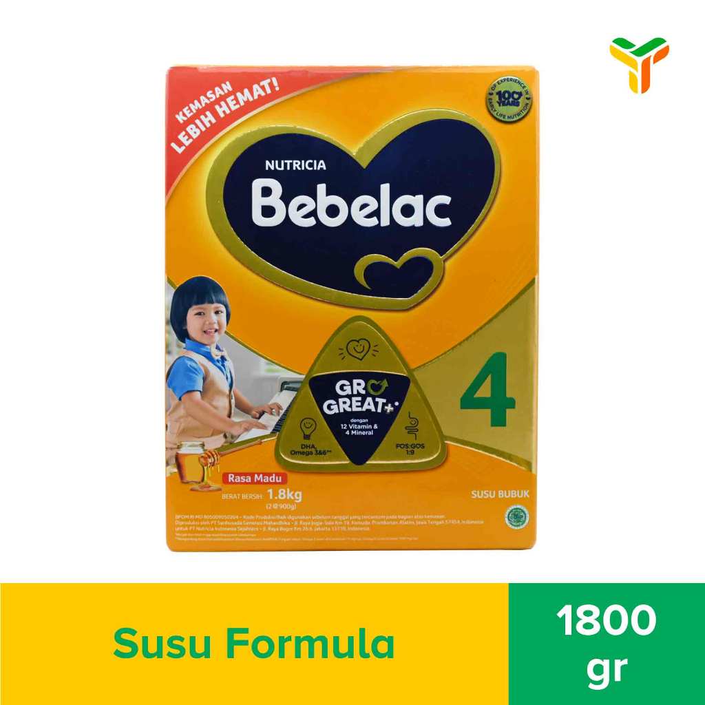 Jual Bebelac 4 / Bebelac 3Plus Madu1800G Box | Shopee Indonesia
