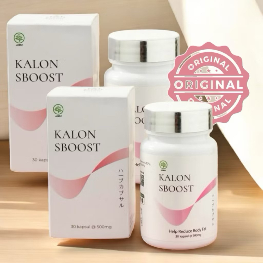 Jual Paket Bundling 2 Botol Kalon Sboost Premium Kapsul Pelangsing ...