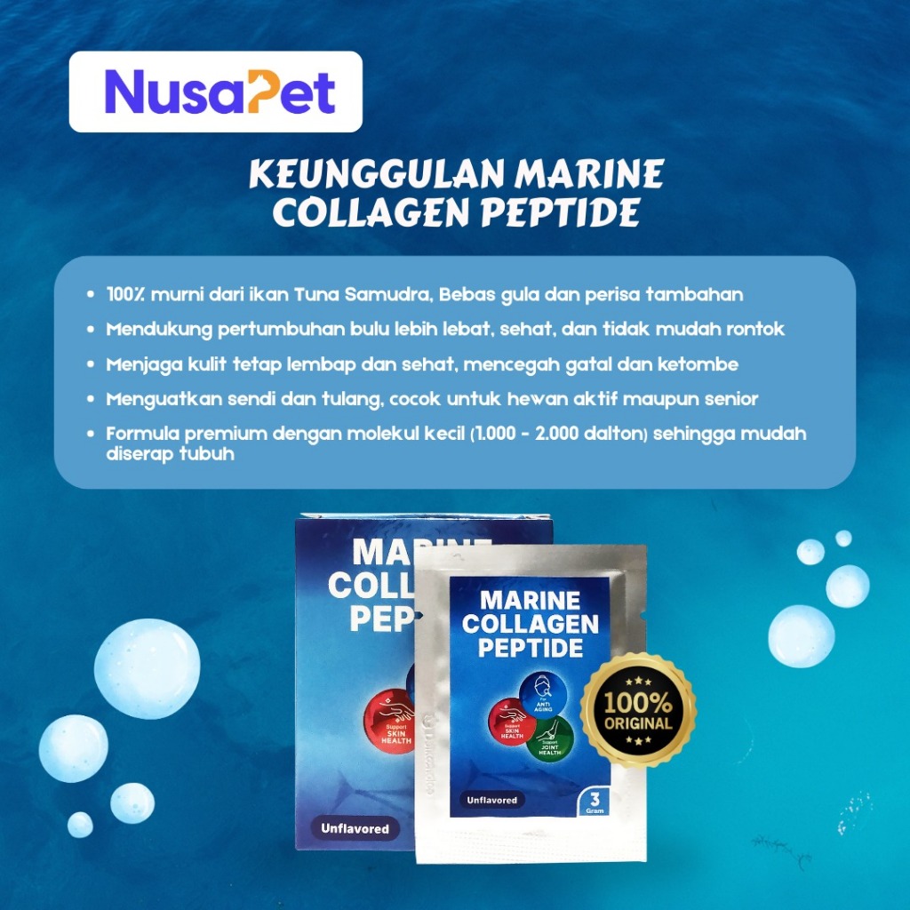Jual Kolagen Ikan Tuna Samudra Murni - Bulu Lebat Berkilau Kucing dan ...
