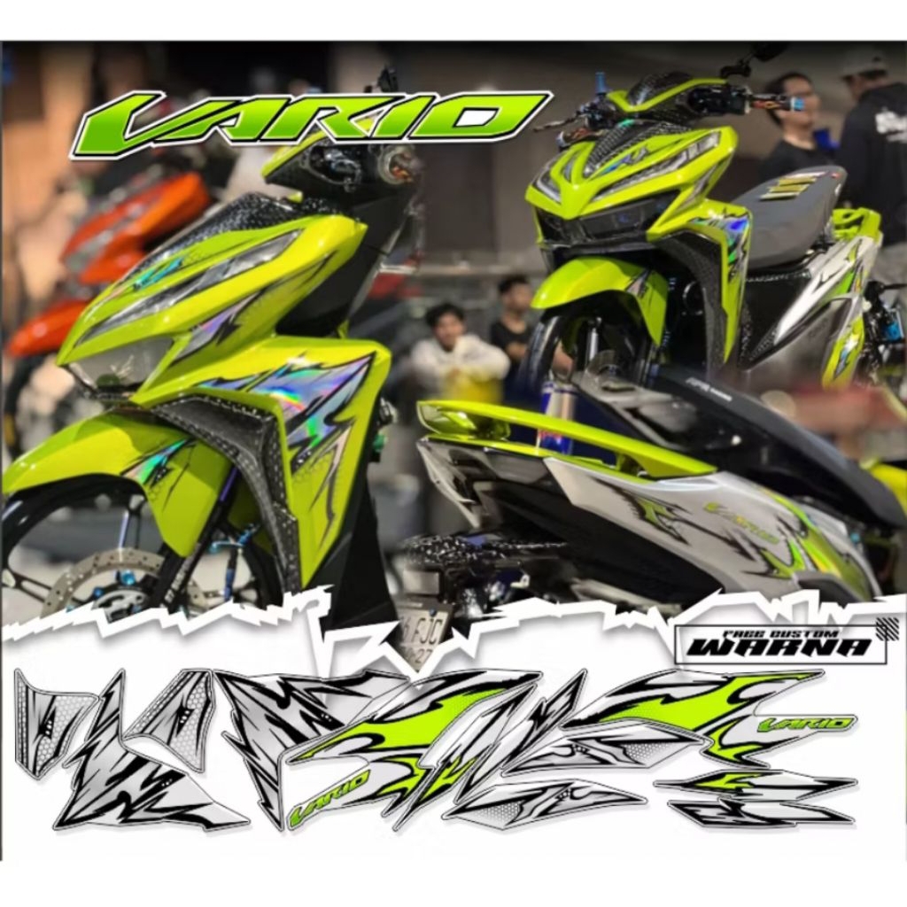 Jual STRIPING VARKY TRANSPARAN HOLLOGRAM VARIO GEN 1 2018-2021 CUSTOM ...
