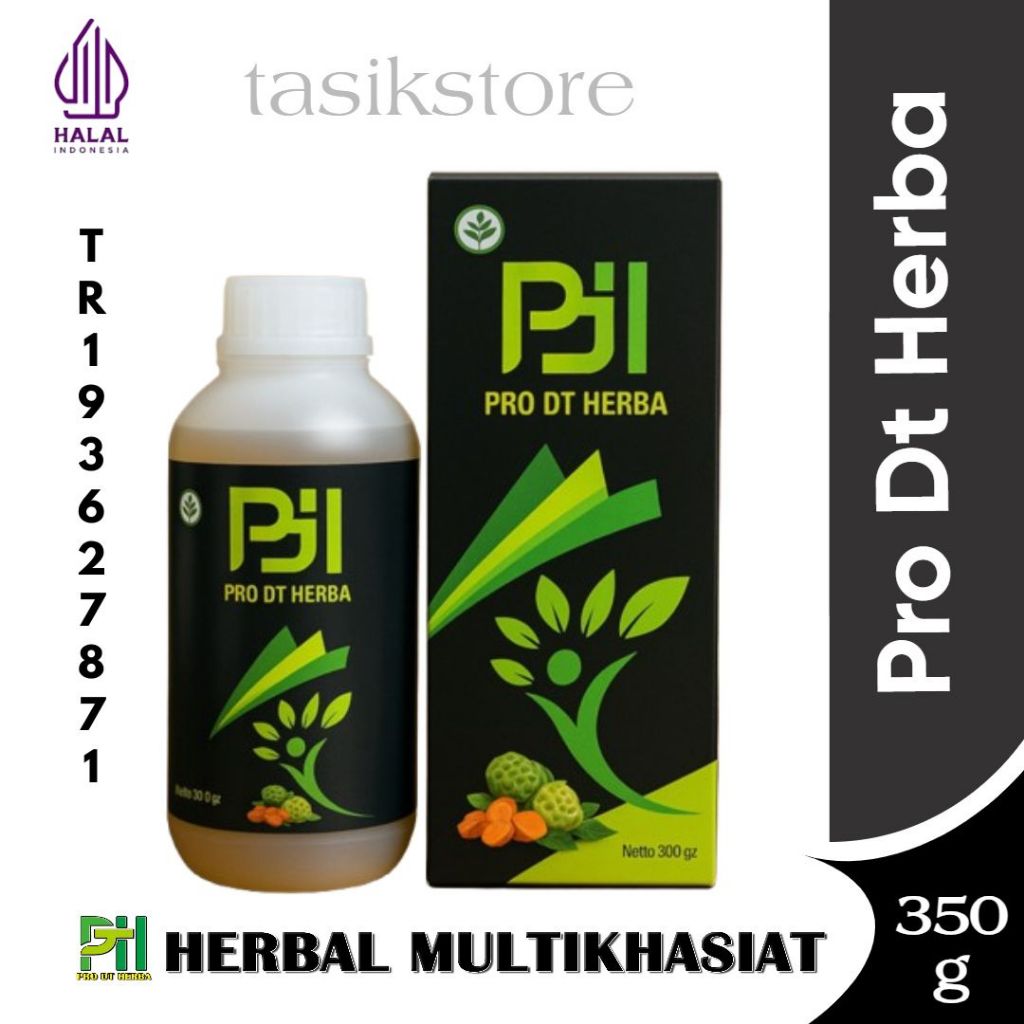 Jual PRO DT HERBA 350g Obat Herbal DBD Demam Tipes Virus Berdarah ...