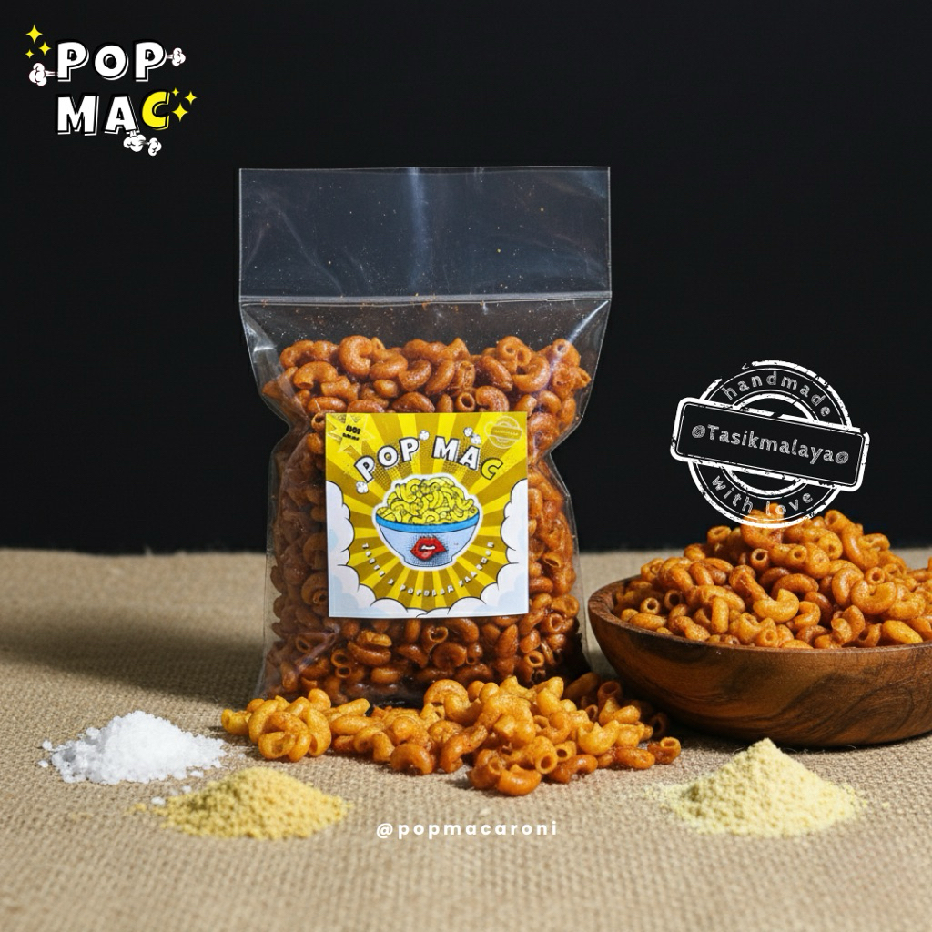 Jual Makaroni/Makaroni Pedas/POP MACARONI ORIGINAL SAVORY (200 gr ...