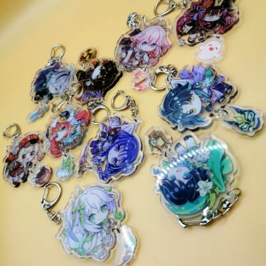 Jual [Hadiah] Random Ganci Anime Karakter Akrilik Transparan ...