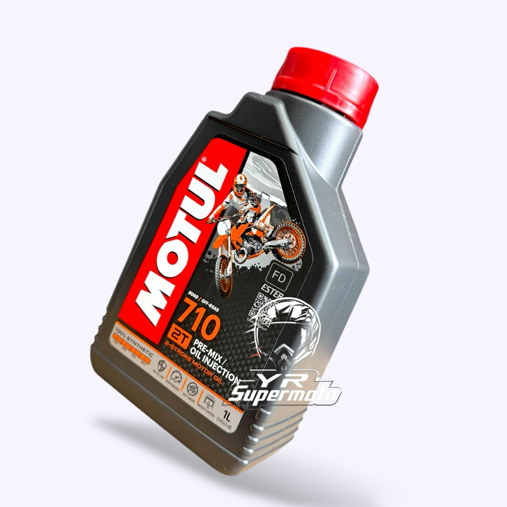 Jual Oli samping Motul 710 2T ROAD/OFF ROAD (Pre-mix) Original 100% 1L ...