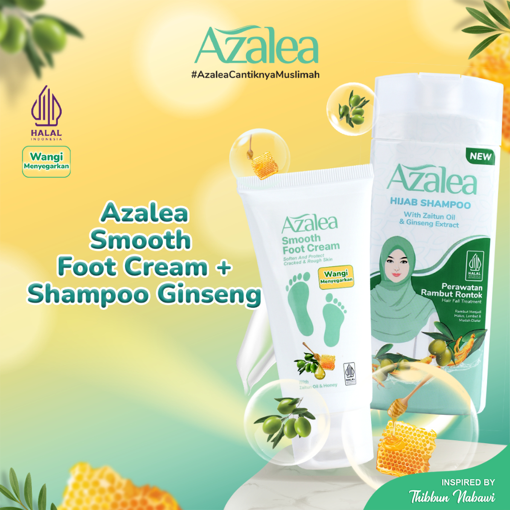 Jual Azalea Fresh Hair & Smooth Foot Cream - Shampoo & Foot Cream untuk ...