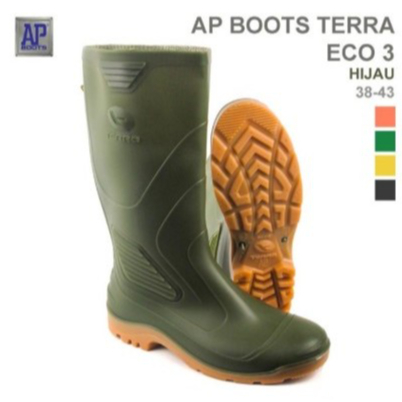 Jual SEPATU AP BOOTS TERRA ECO 3 LONG (TINGGI) - HIJAU | Shopee Indonesia