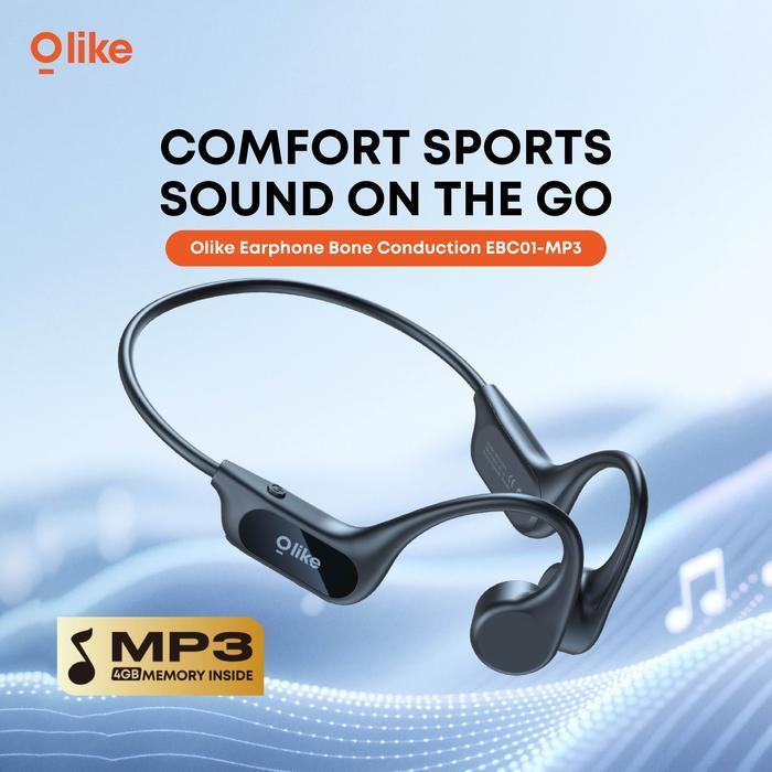 Jual Olike Earphone Bone Conduction EBC01-MP3 | 4GB Memori Internal up ...