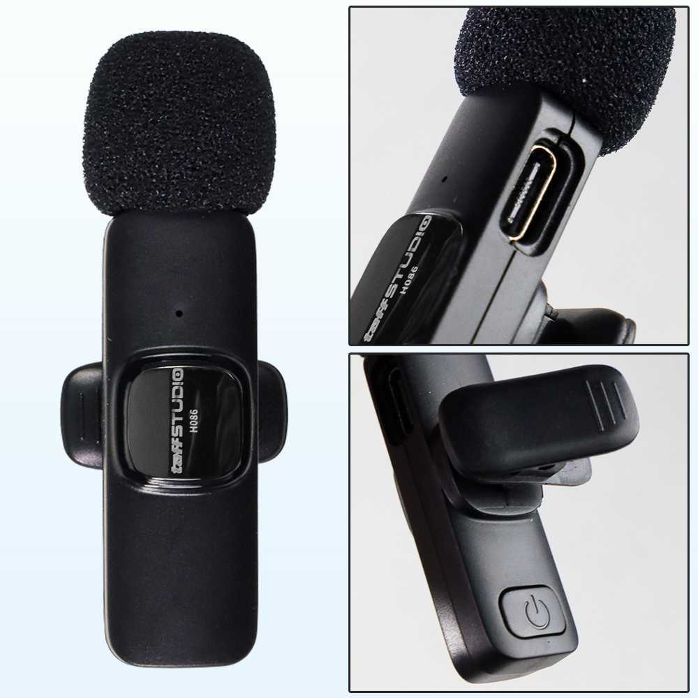 Jual Mikrofon Wireless iPhone Clip On Mic TaffSTUDIO Lightning Port ...