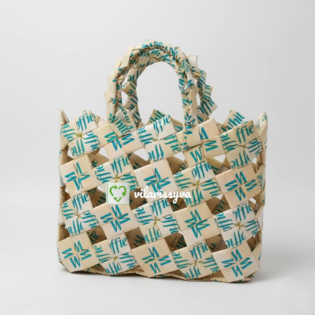 Jual Kerajinan Tas Dari Bungkus Kopi Luwak White Koffie | Tas Dari ...