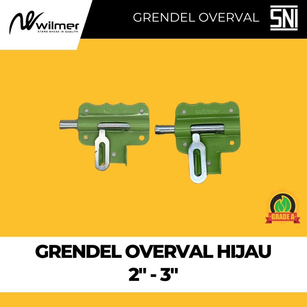 Jual Grendel Overval Hijau | Grendel Tempat Kunci Pintu | Grendel ...