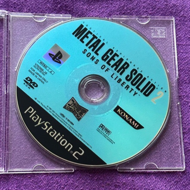 Jual game ps2 original japan metal gear solid 2 | Shopee Indonesia
