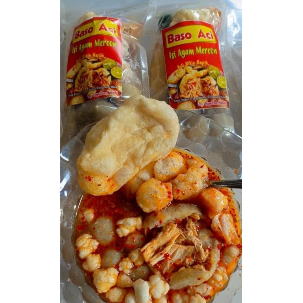 Jual Baso Aci isi ayam kemasan pouch | Shopee Indonesia