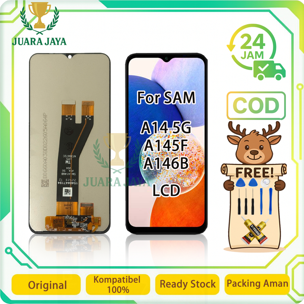 Jual LCD FOR SAM A14 5G / A145F/ A146B UNIVERSAL FULLSET Touchscreen ...
