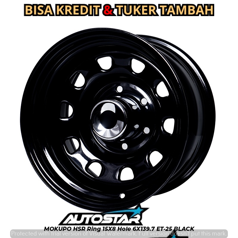 Jual VELG MOBIL OFFROAD 4X4 KALENG DAYTONA HSR R15 PCD 6X139,7 LEBAR 8 ...