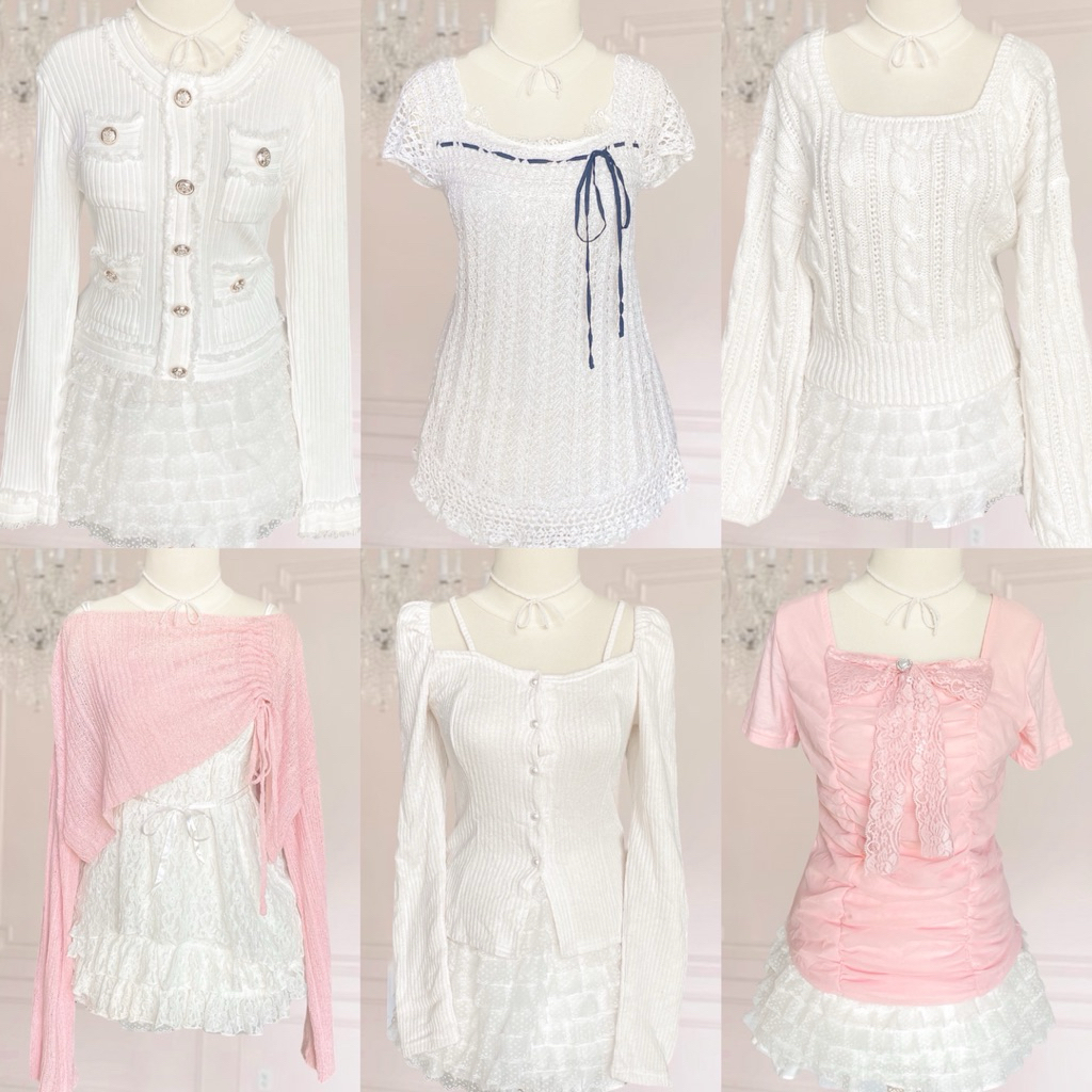 Jual ACUBI REWORKED ITEMS 𐙚˚⋆ | Y2K | CROPTOP | COQUETTE| DRESS ...