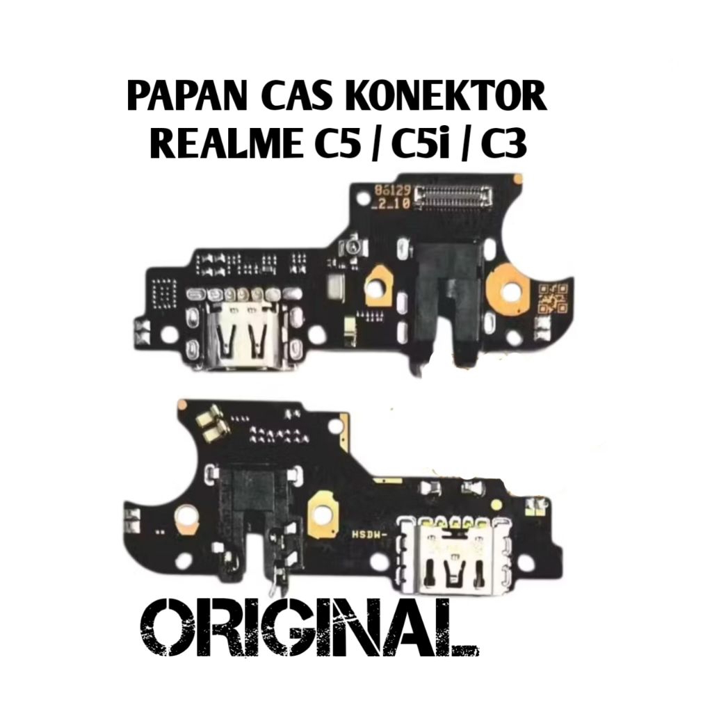 Jual papan cas realme C5 realme 5i C3 original konektor charger pcb ...
