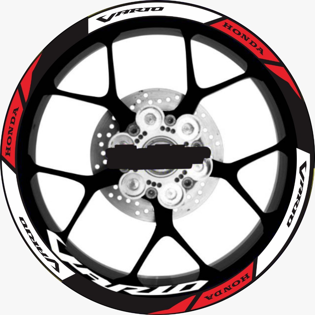 Jual lis velg sticker cutting stiker peleg vario putih - sticker list ...