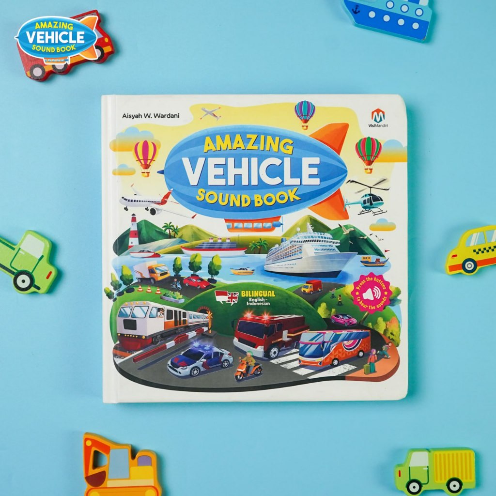 Jual Amazing Vehicle Sound Book (Buku Bersuara) | Shopee Indonesia