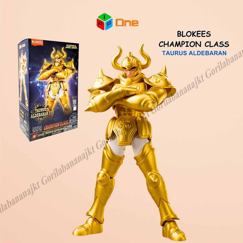 Jual Blokees Saint Seiya Taurus Aldebaran Champion Class Action Figure ...