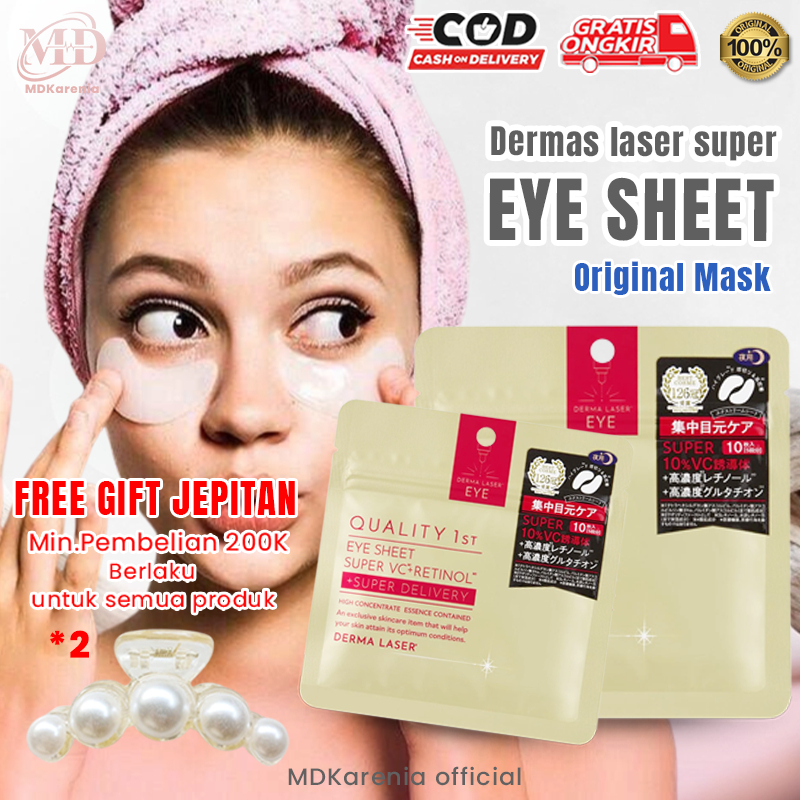 Jual Derma Laser Eye Sheet Super VC Retinol / READY STOCK Derma Laser ...