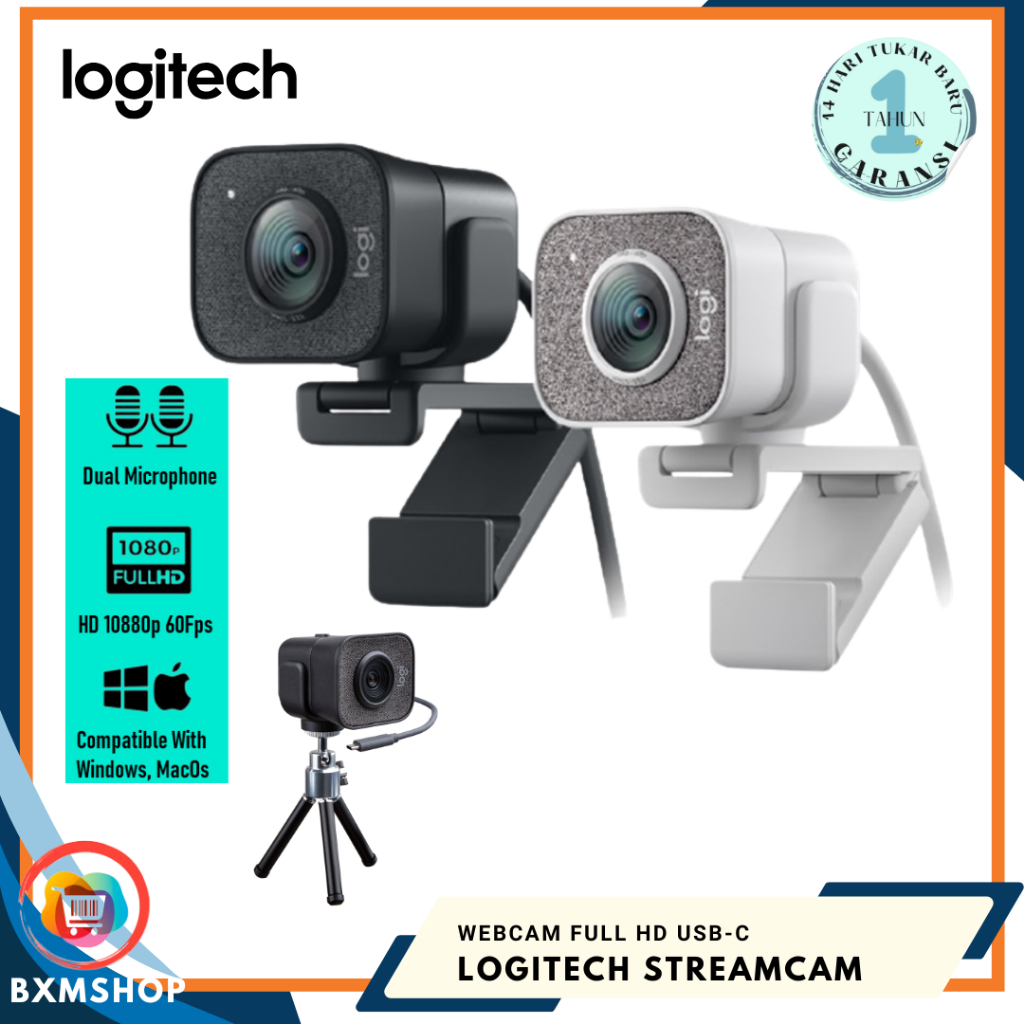 Jual Logitech StreamCam Webcam Logitech Full HD 1080P 60fps Streaming ...
