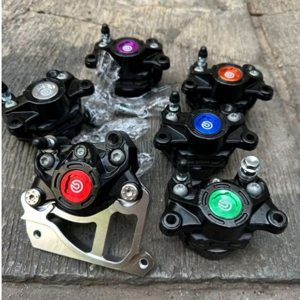 Jual Breket / Bracket Cnc Plus Kaliper 2p Big Logo brembo Motor Beat ...