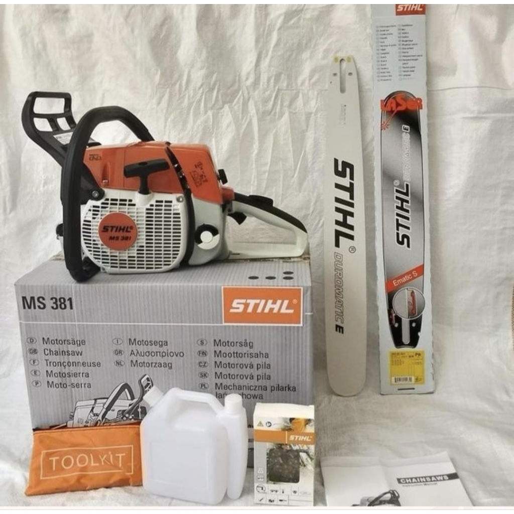 Jual Mesin Chainsaw Asli STIHL MS 381 lengkap dengan Bar 25 inch dan ...